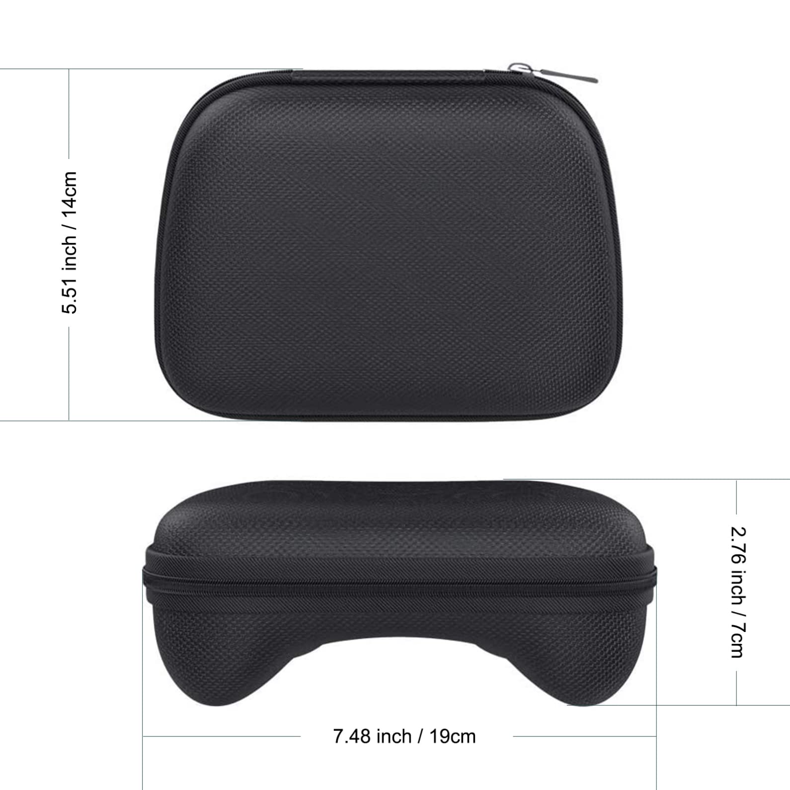 ONTOP Compatible with PS5 Controller Case, Heavy-Duty Compatible with Playstation Controller PS5 Carrying Case, EVA Protective Case for Dualsense 5 Controller, Protective Cover Hard Shell Travel Case