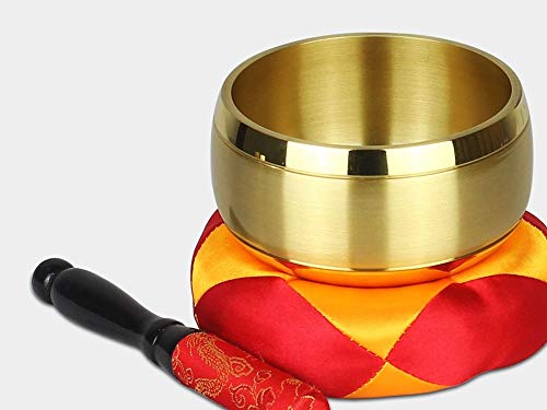 TJLSS Tibetan Bowl Singing Bowl Decoration Wall Plate Home Decoration Decoration Wall Bowl Tibetan Singing Bowl (Size : 9.5cm)