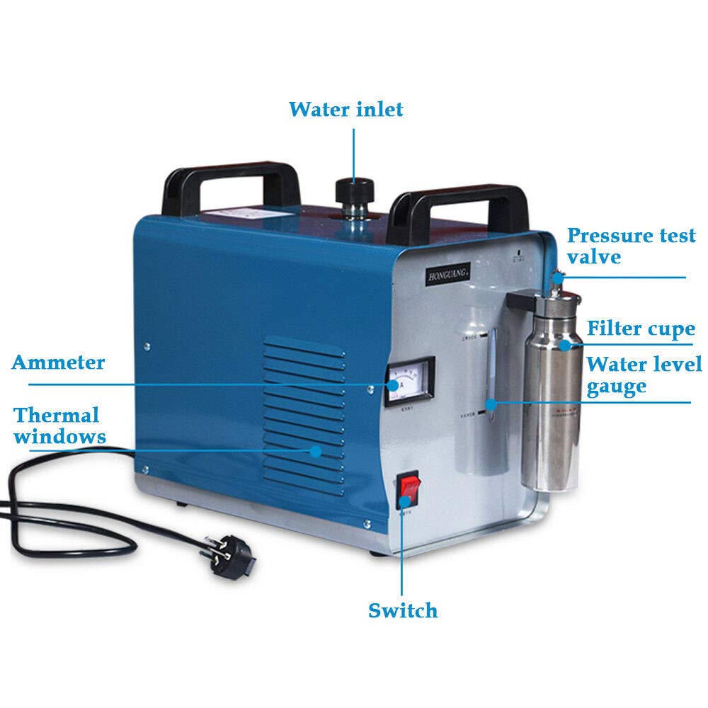 TFCFL 75L Oxygen-Hydrogen Water Welder Oxygen Hydrogen Generator Acrylic Flame Polishing Machine Generator Torch Polisher H160 75Liter 300W