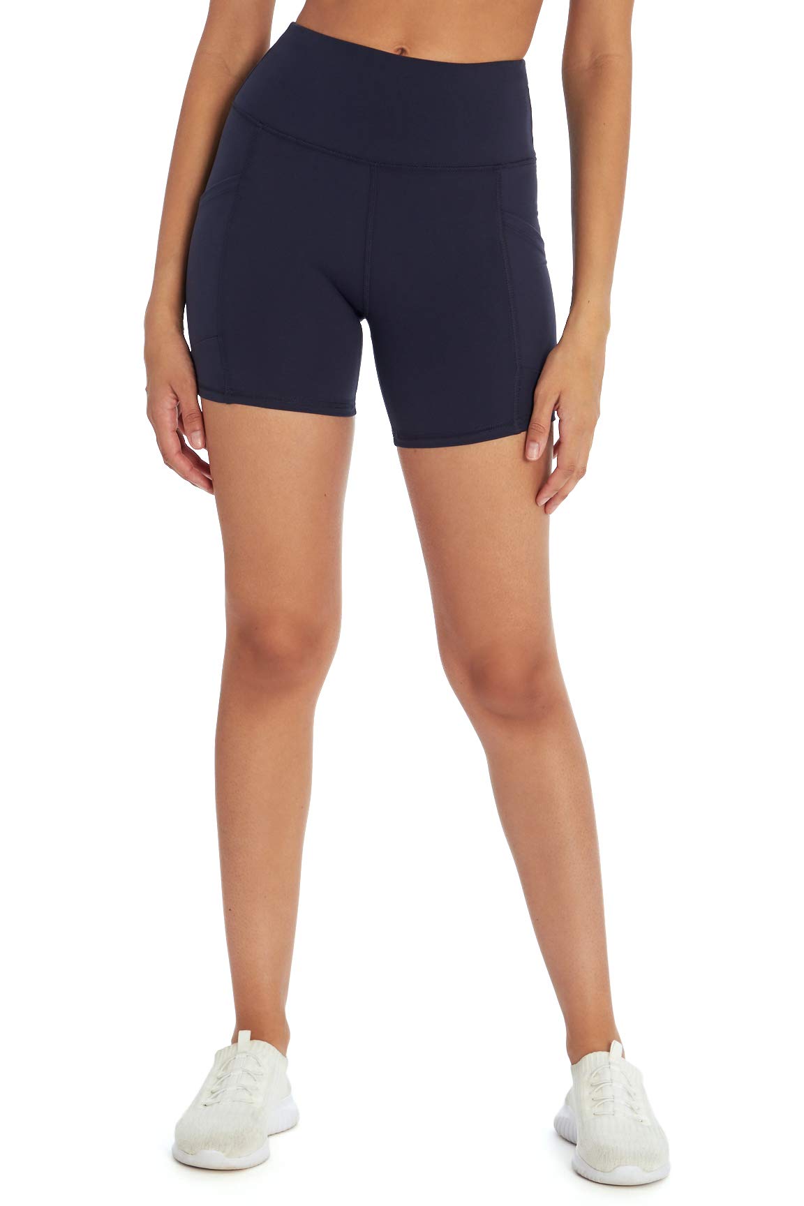 Marika Womens Linnette High Waist Tummy Control Short, Midnight Blue, X-Large US