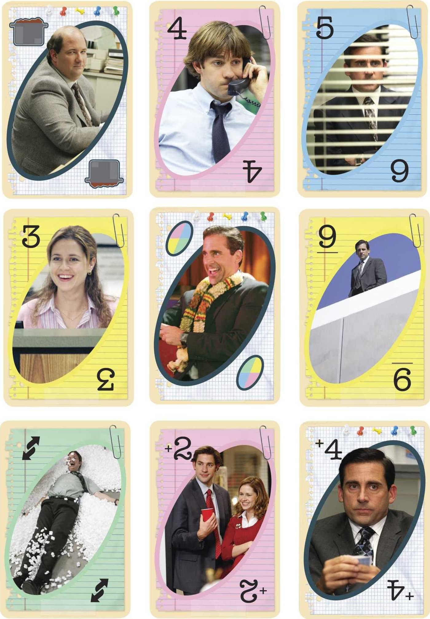Mattel Games UNO The Office Card Game for Teens & Adults for Family or Game Night with Special Rule for 2-10 Players