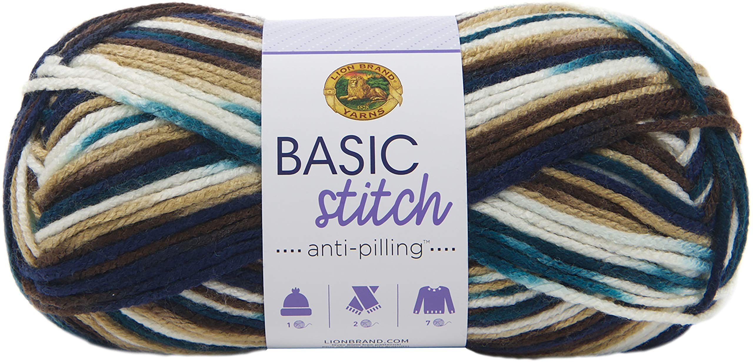 LION BRAND YARN COMPANY YARN BASIC STITCH AN SOUTHWIND