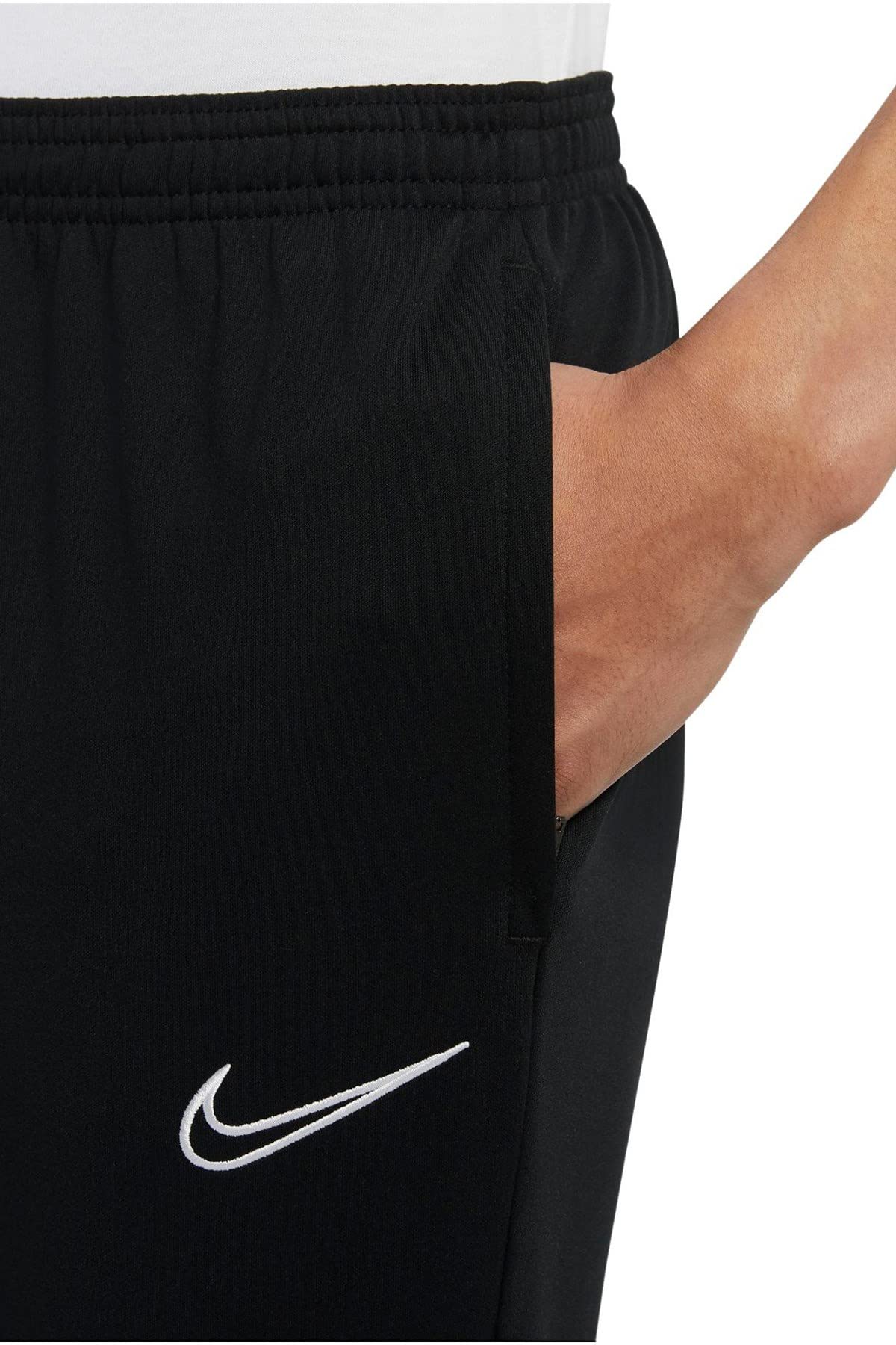 Nike Men's Dry Academy 21 Knit Pant, CW6122-010 (Large, Black/White)