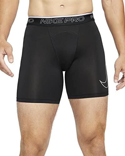 Nike Pro Dri-FIT Men's Shorts, Black/White, M