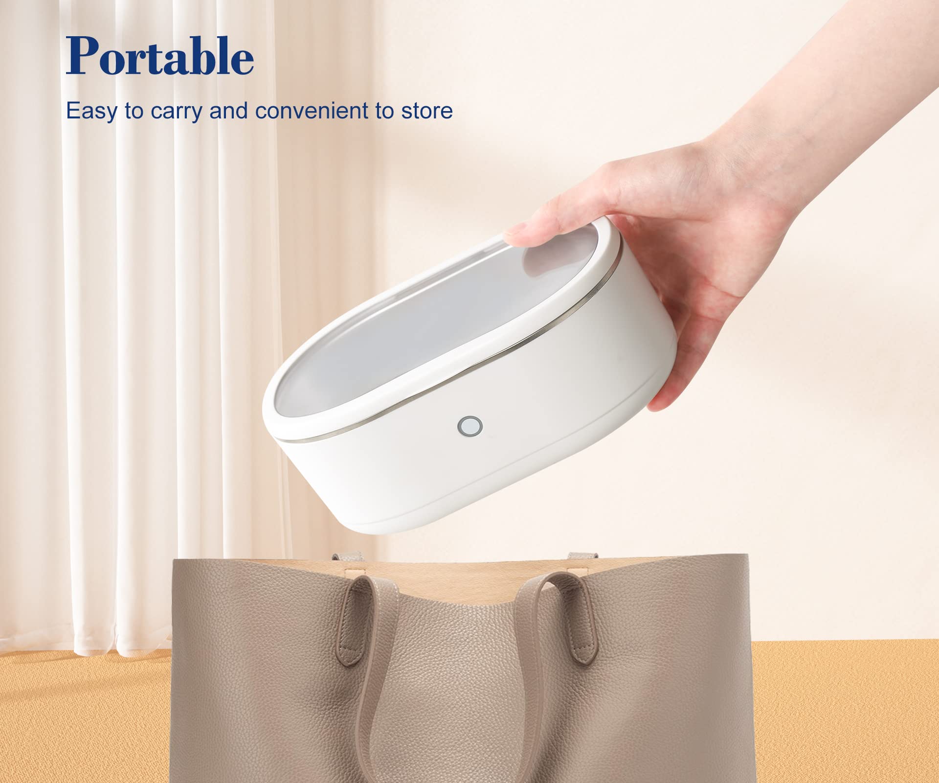 Travel Size Ultrasonic Jewelry Cleaner Machine