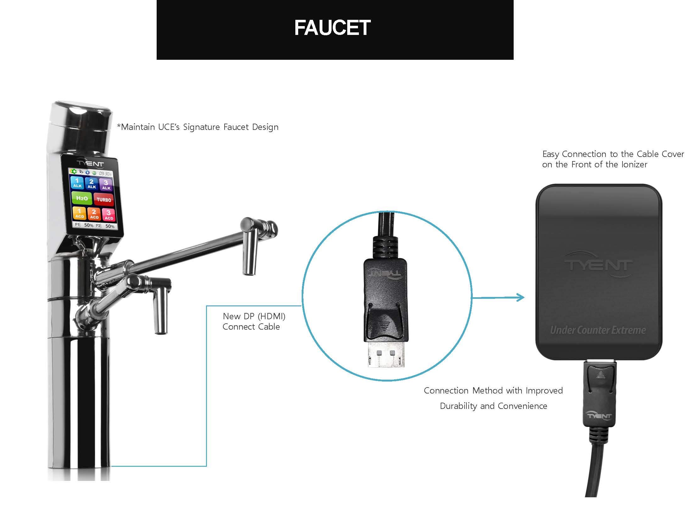 Tyent UCE 13 Plate Turbo Alkaline Water Ionizer Purification System