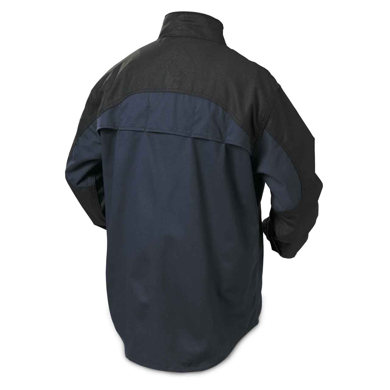 Miller Electric Welding Jacket,Black/Navy,M,2 Pockets