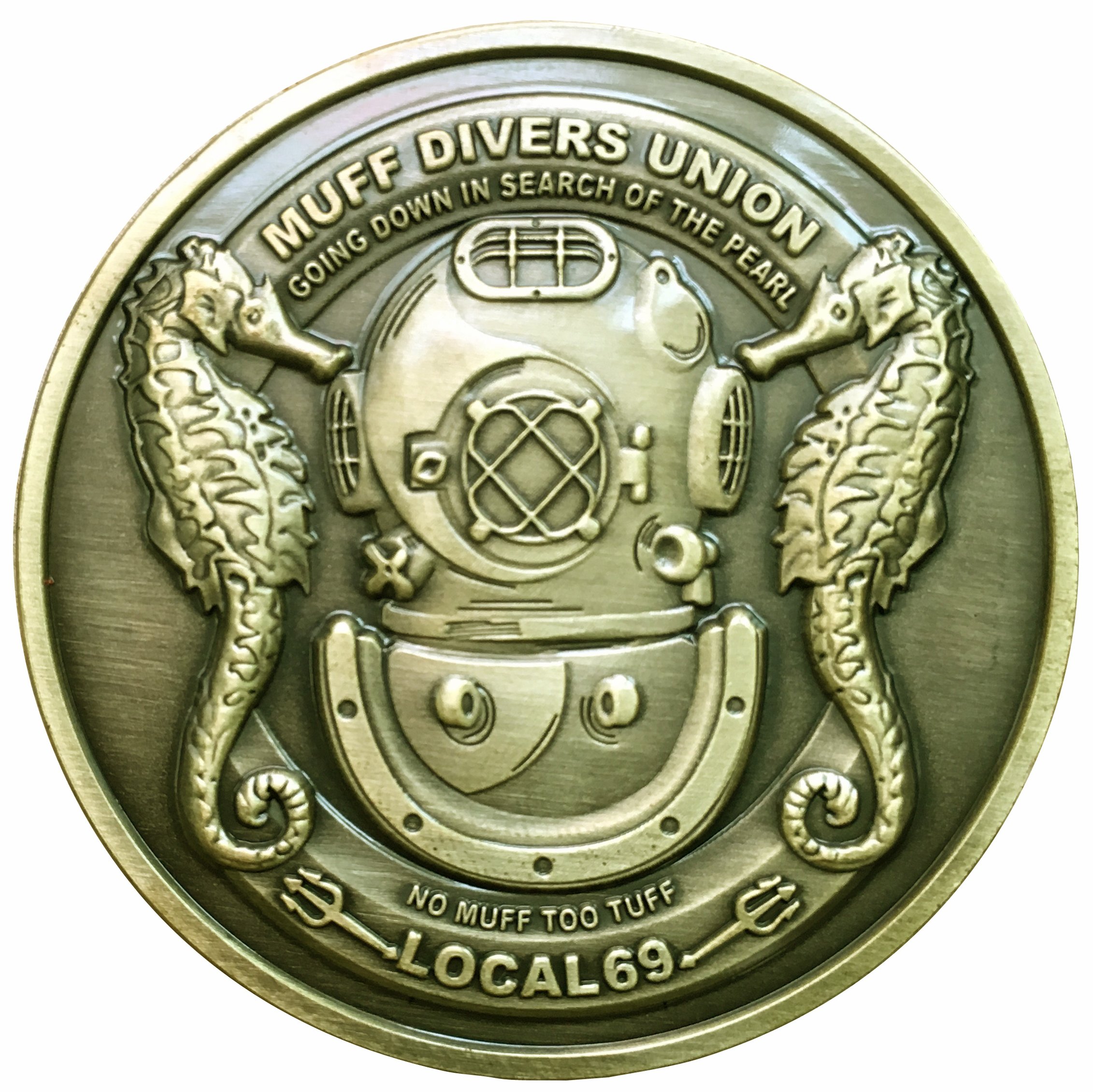 Thompson Emporium Wetter is Better Good Luck Heads Tails Challenge Coin