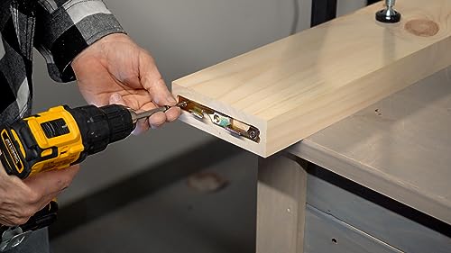 Osborne Bed Rail Hanger Hardware (8 Pieces), Easy to Install, Allow for Attachment of Wood Bed Rails to Wood Bed Posts, Excellent Grade Metal, Overall Dimensions: 5" X 5/8"