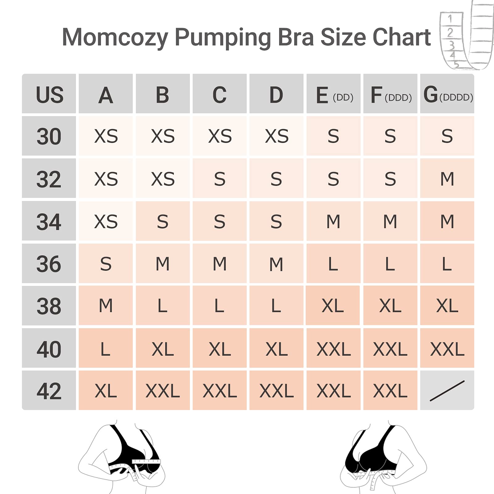Momcozy Pumping Bra, Pumping Bra Hands Free 2 Pack Comfortable All Day Wear Pumping and Nursing Bra in One Holding Breast Pump for Spectra, Lansinoh, Medela