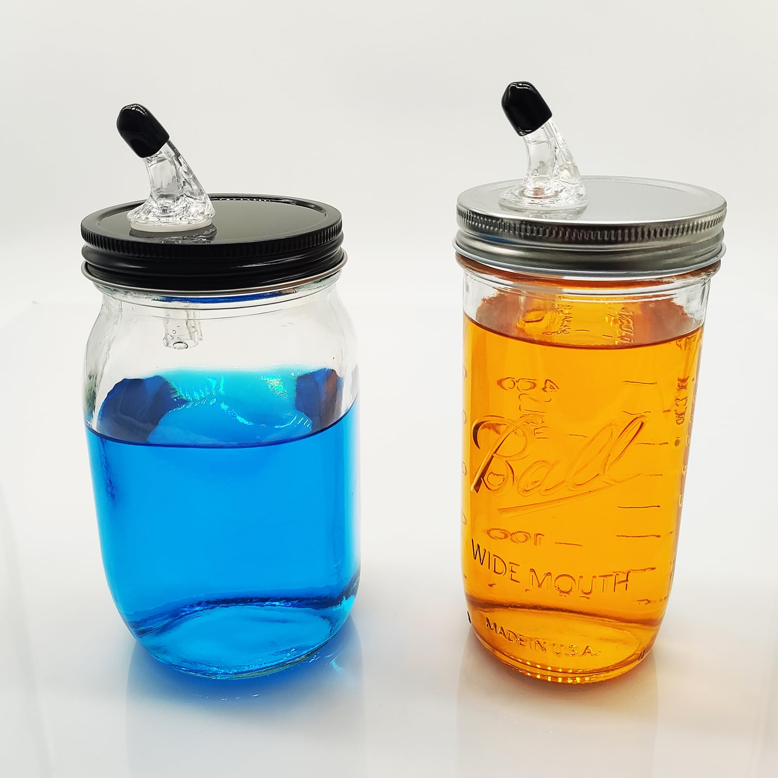 Wide Mouth Moonshine Lid,Mason Jar Pour Spout Lid08