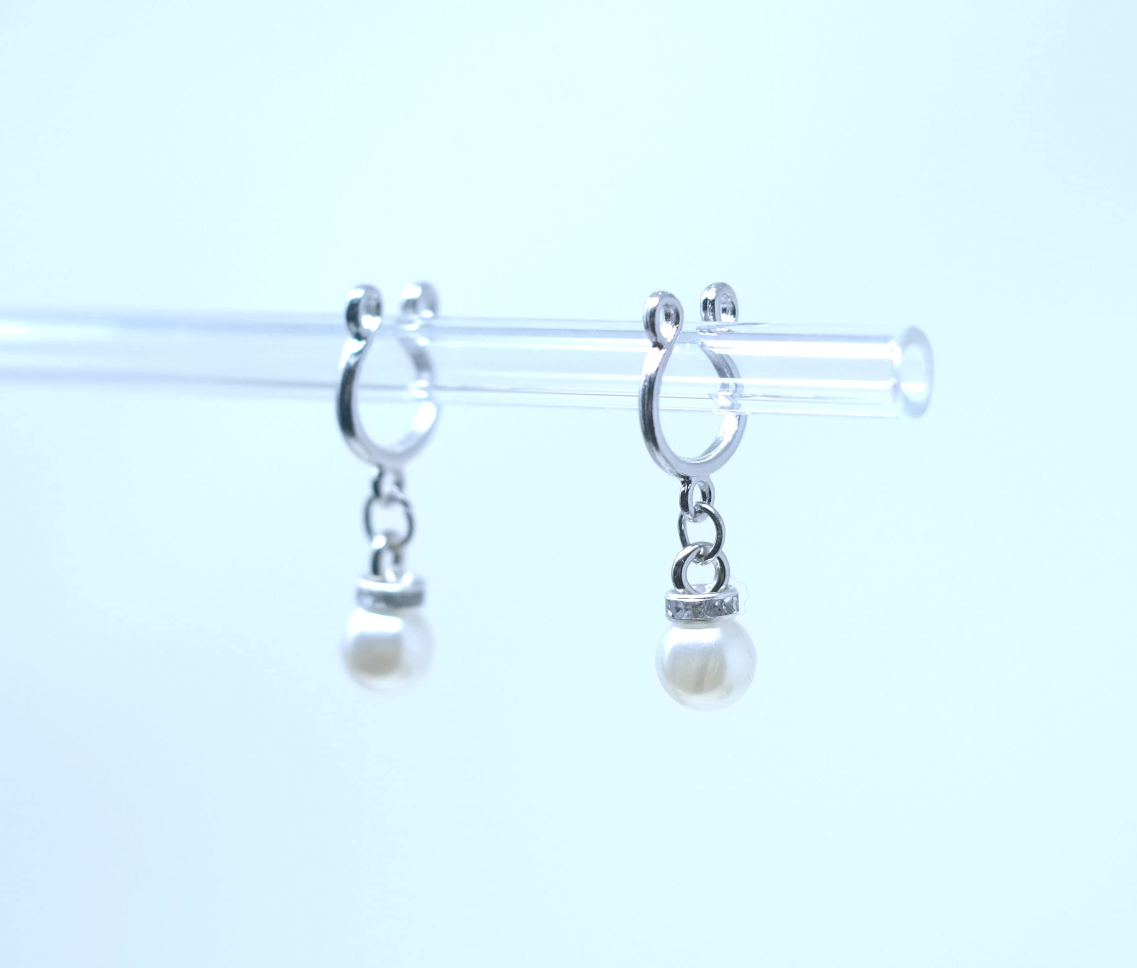 ShowJade Peal Non Piercing Nipple Clamps Clips On Ring Fashion Sexy Breasts Nipple Jewelry