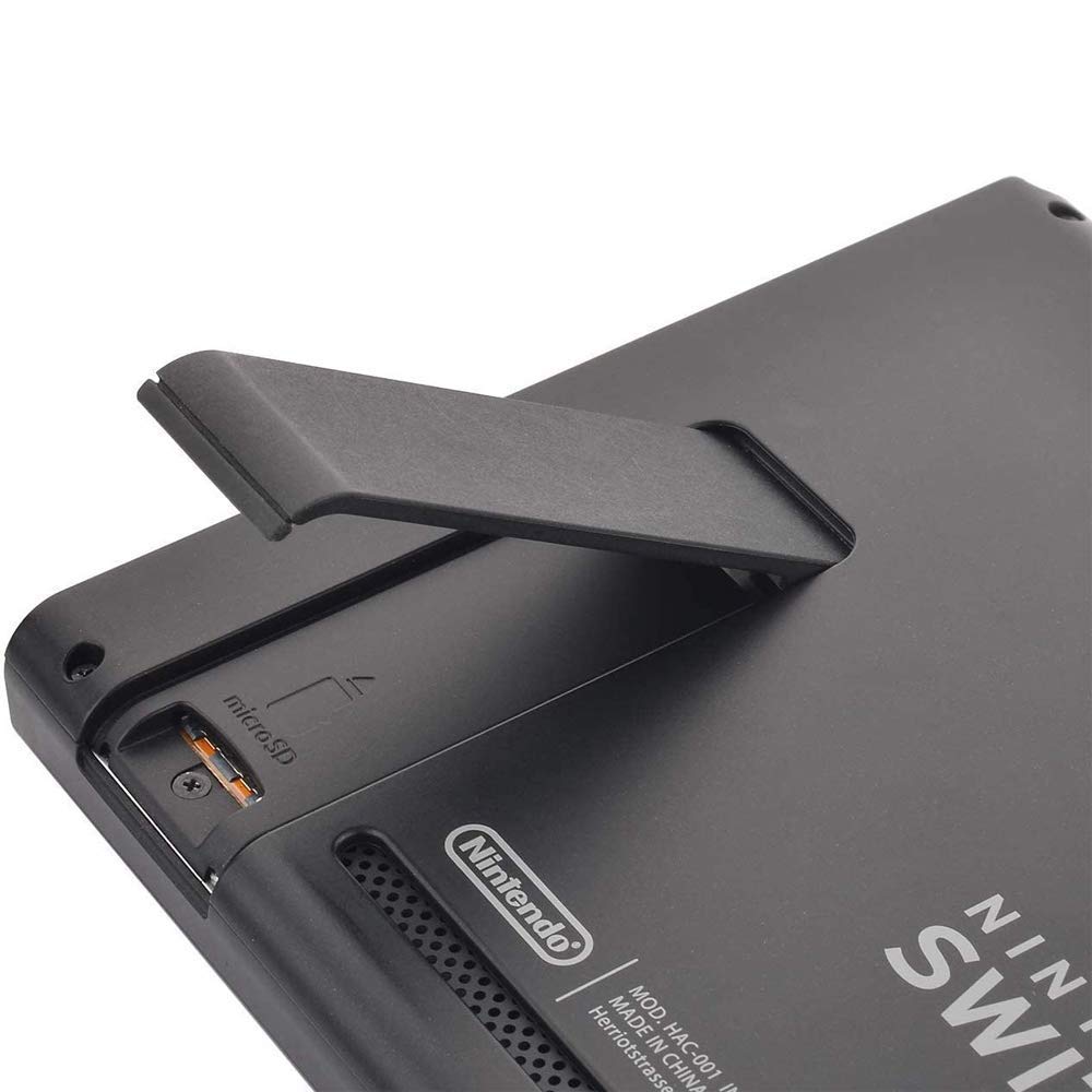 MMOBIEL Back Shell Bracket Kickstand Back Housing Bracket compatible with Switch Console Holder Stand Shell Black