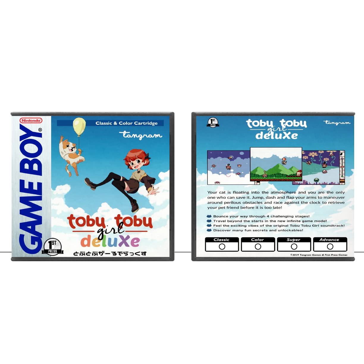 Tobu Tobu Girl Deluxe | (GB) Game Boy - Game Case Only - No Game
