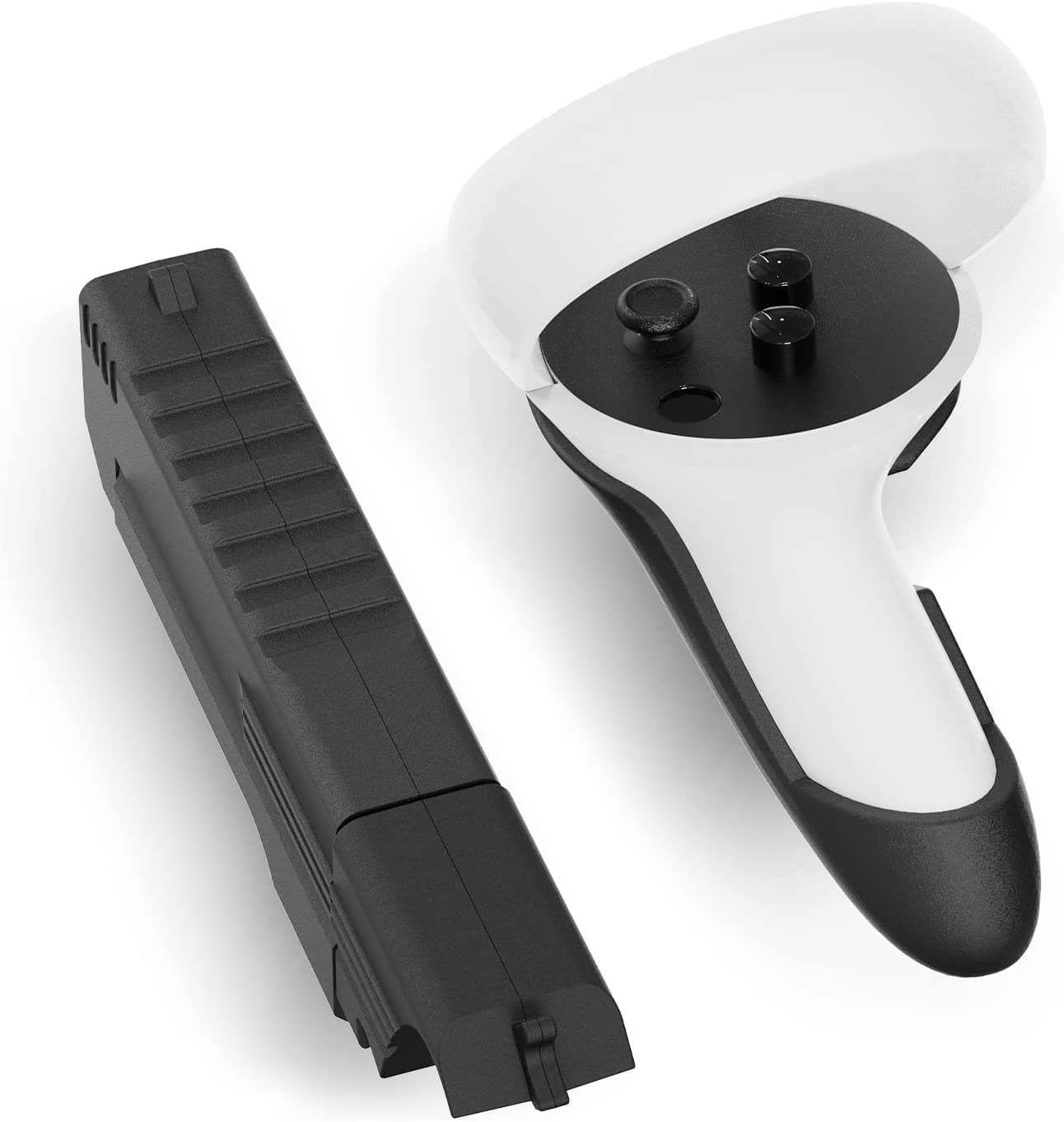 NIUVR VR Game Stock Grip Cover Compatible with Quest 2 Touch Controllers, Grips Accessories VR Handle Cover Enhanced FPS Gaming Experience with Quest 2 Touch Controller
