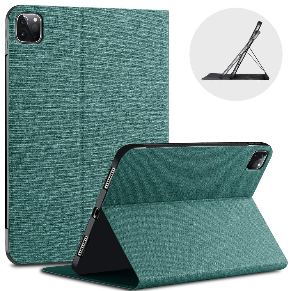 X-level Compatible with iPad Pro 11 Inch case 4th Generation 2022 / 3rd Gen 2021/ 2nd Gen 2020 / 1st Gen 2018 Slim Lightweight Protective with Soft TPU Shell Auto Wake/Sleep Smart ipad Cover,Green