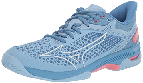 Mizuno Women's Tennis Shoe, Dutch Canal-White, 7
