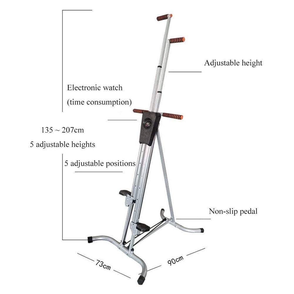 Vertical Climber Cardio Exercise-Folding Exercise Climbing Machine,Total Body Workout Climber Machine for Home Gym, Exercise Bike for Home Body Trainer