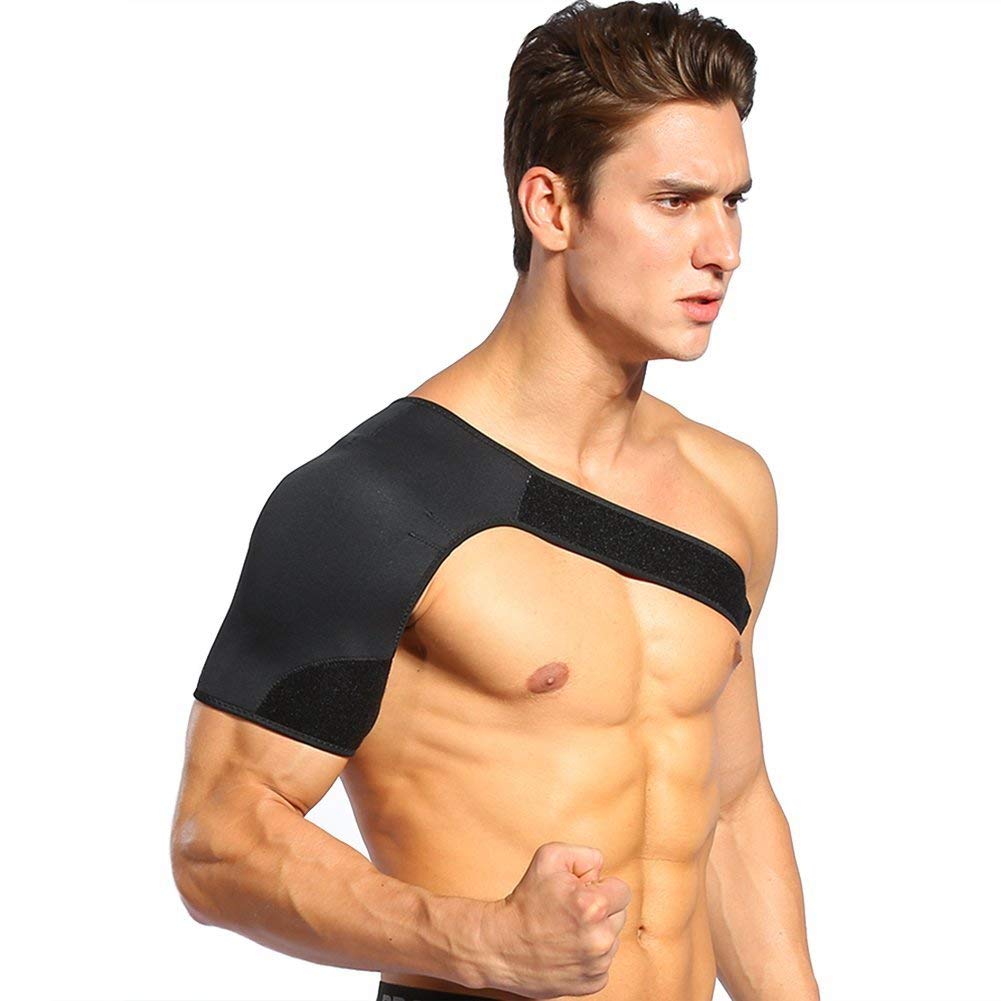 plplaaoo Adjustable Shoulder Rest Relieve Pressure Shoulder Brace Arm Injury Prevention Stabilizer Sleeve Wrap Shoulder Brace Aid,Shoulder Brace, for Dislocation Joint and Tear Pain