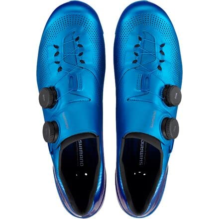 SHIMANO RC903 S-PHYRE Wide Cycling Shoe - Men's Blue, 46.0