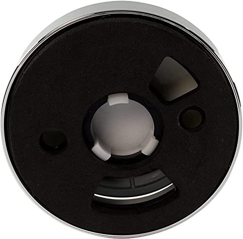 Westbrass D493CH-07 Patented Deep Soak Round Replacement 2-Hole Bathtub Overflow Cover for Full and Over-Filled Closure, Satin Nickel
