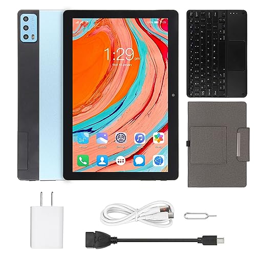 MAVIS LAVEN 2 in 1 Tablet, 6GB RAM 128GB ROM Tablet PC Octa Core Processor 4G Network for Learning for Working (US Plug)