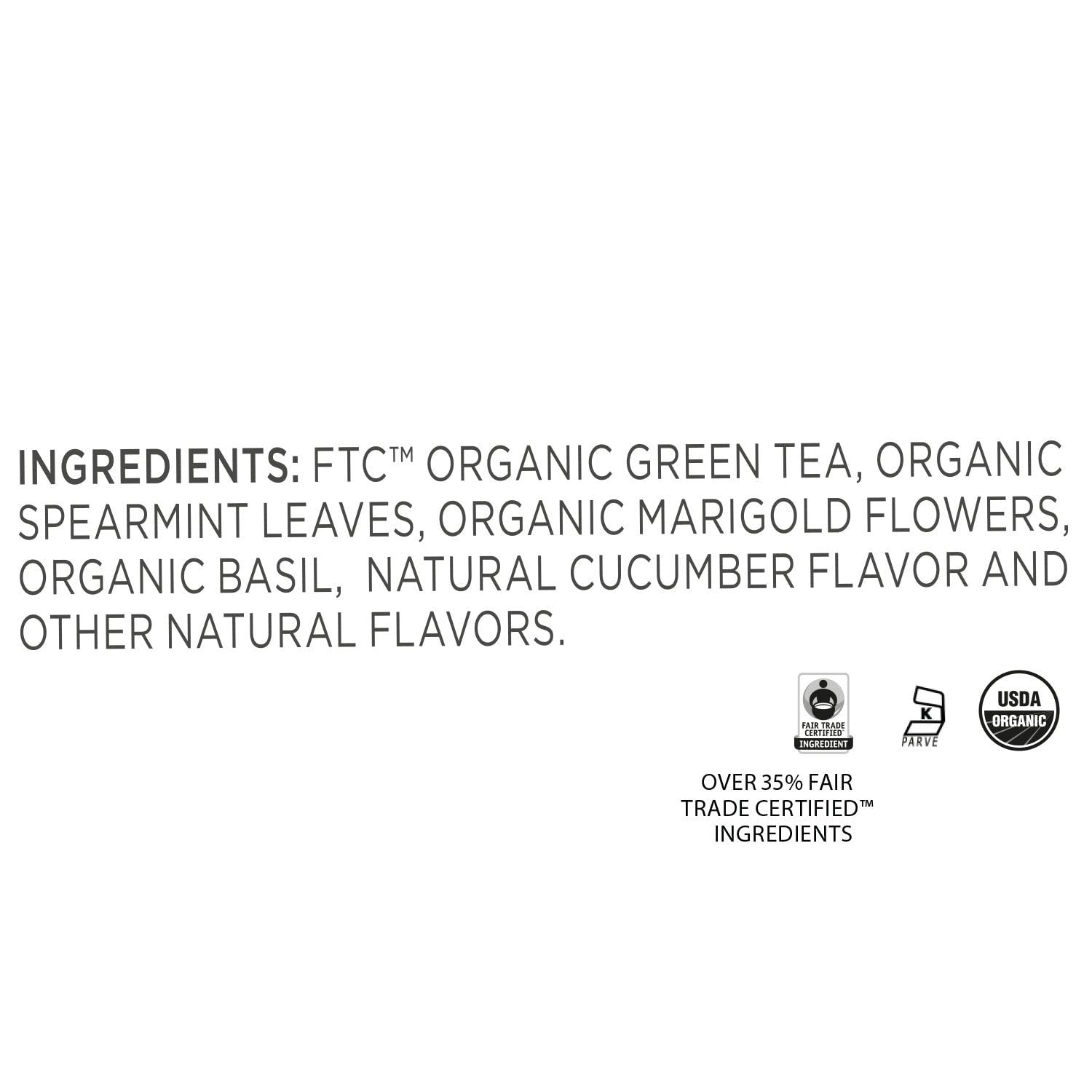 Tea Forte Organic Herbal Tea, Makes 35-50 Cups, 1.76 Ounce Loose Leaf Tea Canister, Citrus Mint