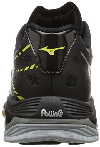 Mizuno Women's Wave Lightning z woms bk-sl, Black/Silver, 10 D US