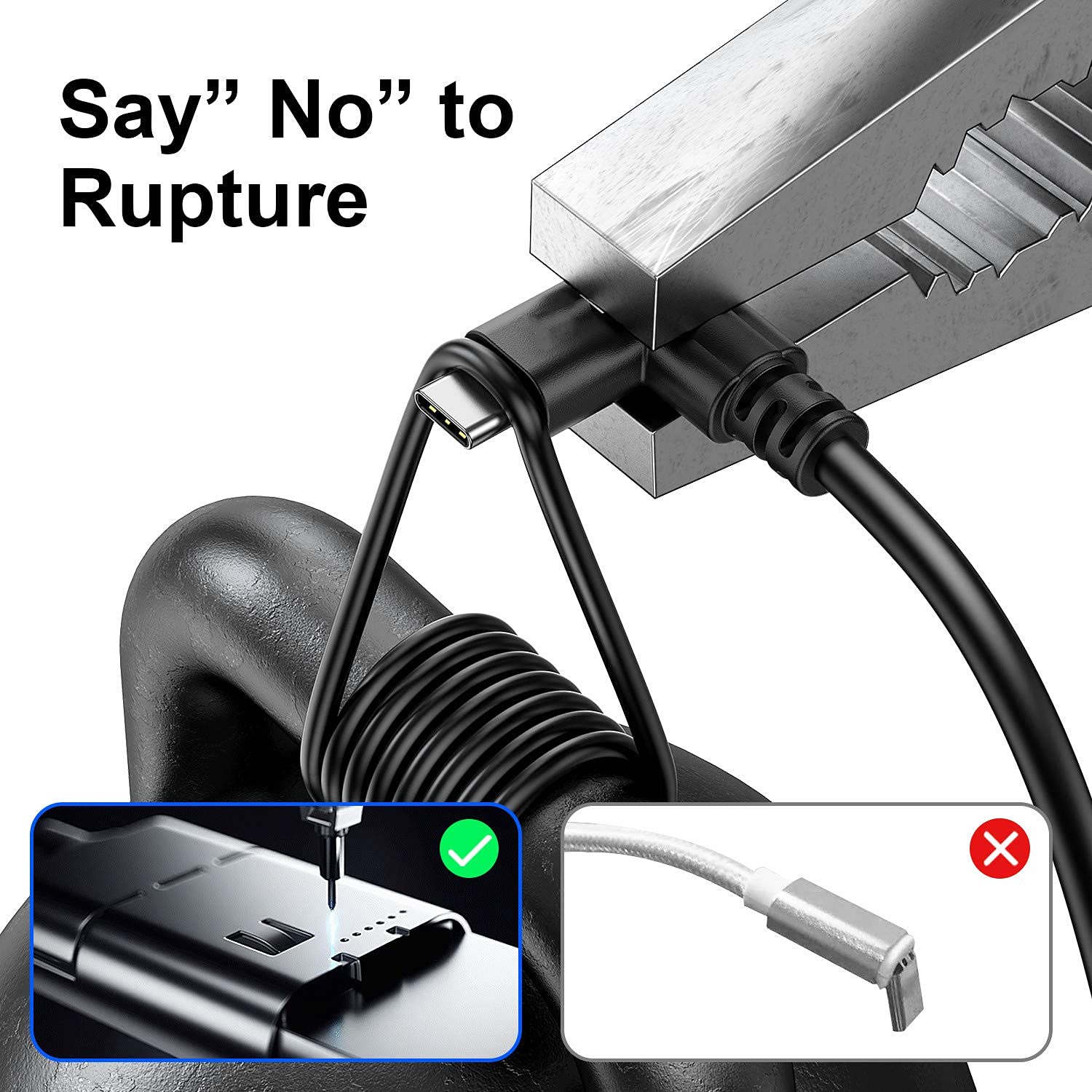 USB C Link Cable 3M, Compatible with Quest 2 Accessories, USB3.0A to USB C Cable 5GBps Data TransmissionUsed for Oculus Quest1/2 and PC Games.