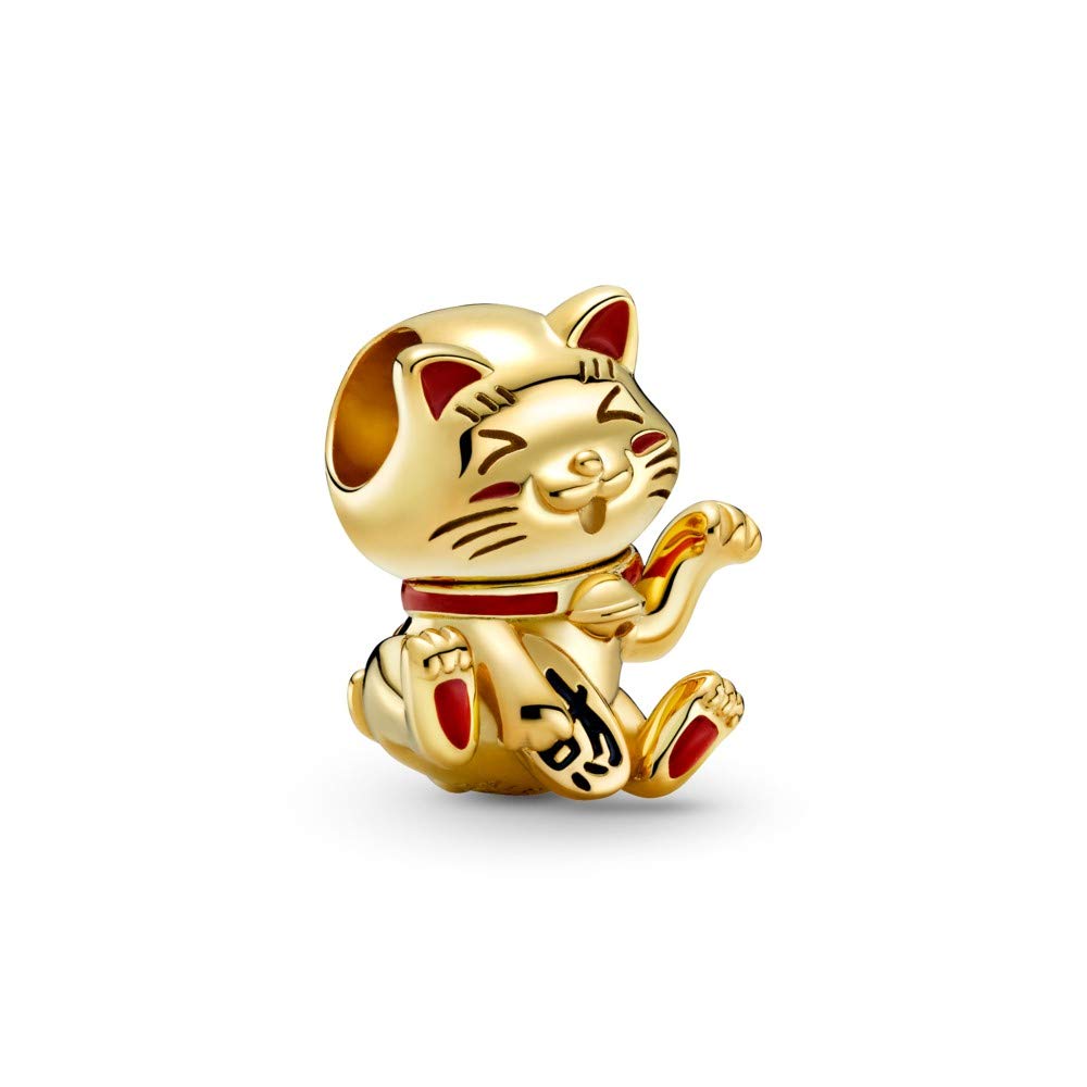 PANDORA Cute Fortune Cat Charm