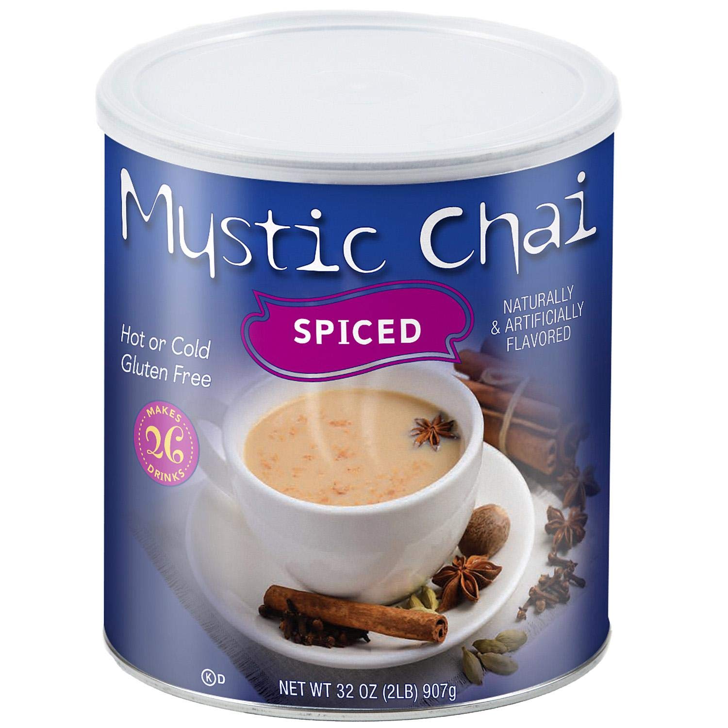 Spiced Tea, Total 2 Cans, 2 lb Each;