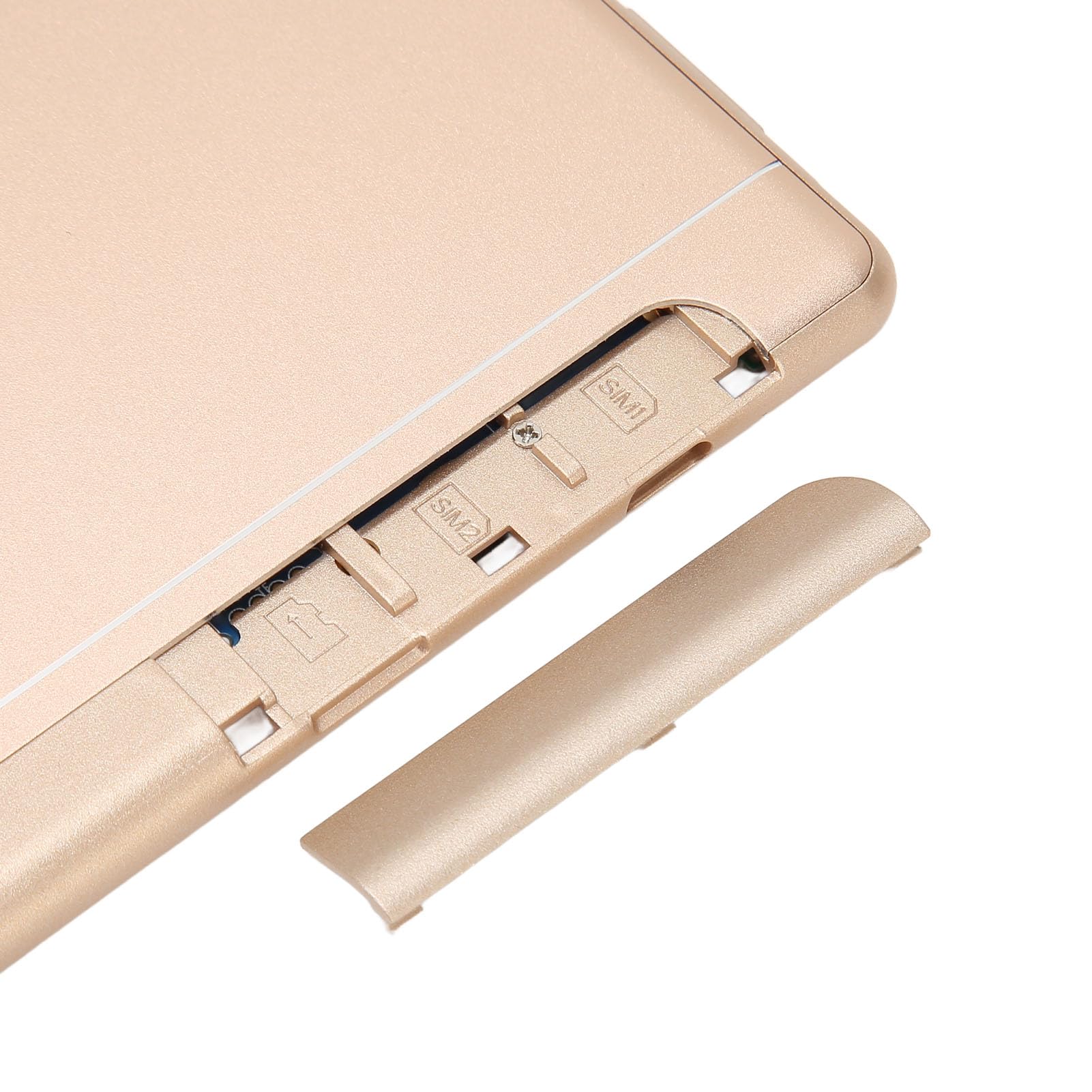 MAVIS LAVEN Office Tablet, HD Tablet 8 Inch FHD Octa Core CPU US Plug 100‑240V Dual Camera for Family (Gold)