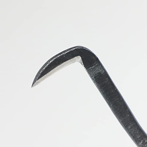 Wazakura Bonsai Scraper Jin Sickle Knife Made in Japan in Carbon Steel, Shari Carving Tool, Japanese Dead Wood and Bark Grafting Cutter
