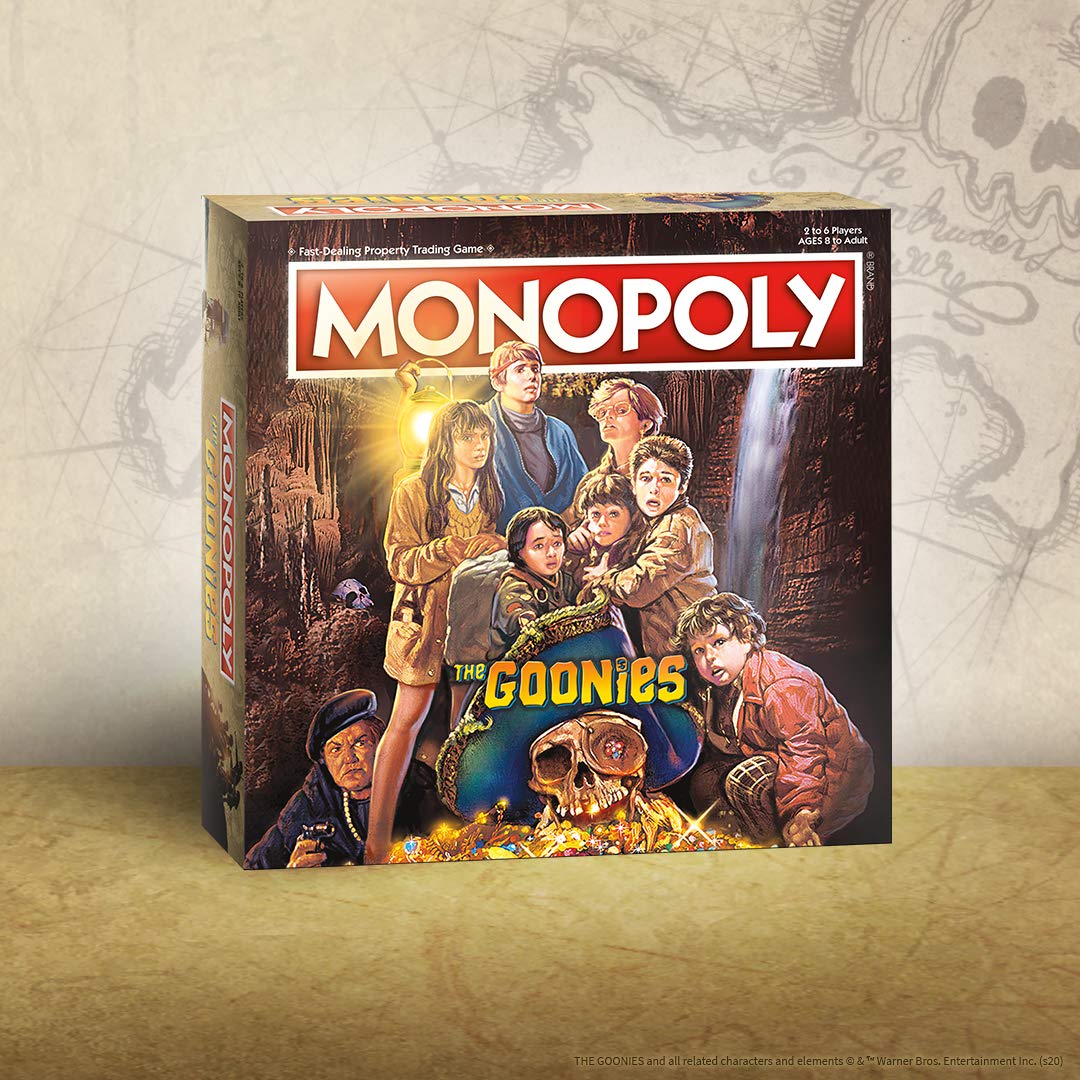 Monopoly® The Goonies | Based on The 80s Adventure Classic Film | Collectible Monopoly Game Featuring Familiar Locations and Iconic Moments
