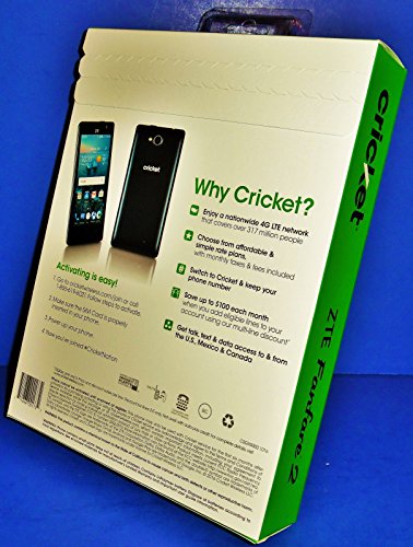 Zte Fanfare 2 Unlocked 4G LTE Android 6.0 4.5 inch 5mp Flash Quad Core Unlocked