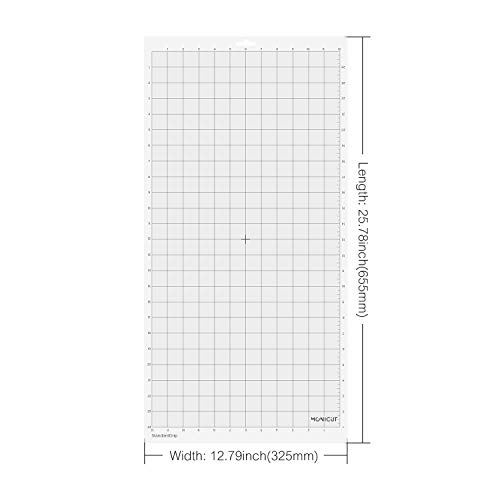 Monicut Cutting Mat 12x24 for Silhouette Cameo 4/3/2/1(Standardgrip, 3 Pack) Durable Cut Mat with Adhesive&Sticky Non-Slip PVC Perfect for Crafts, Quilting, Scrapbooking, Sewing and all Arts
