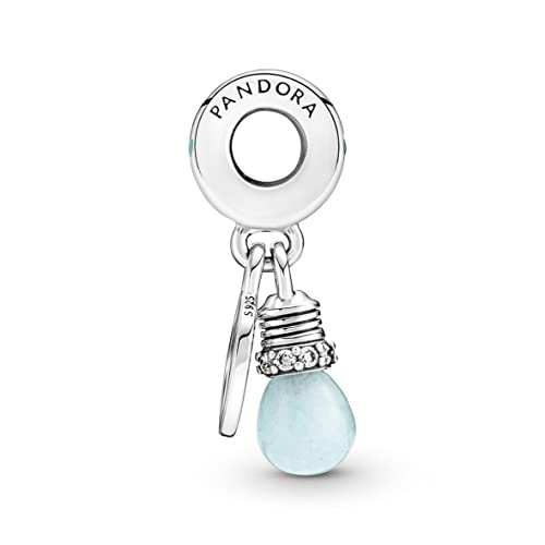 Pandora 791123C01 Glow-in-the-dark Lightbulb Double Dangle Charm