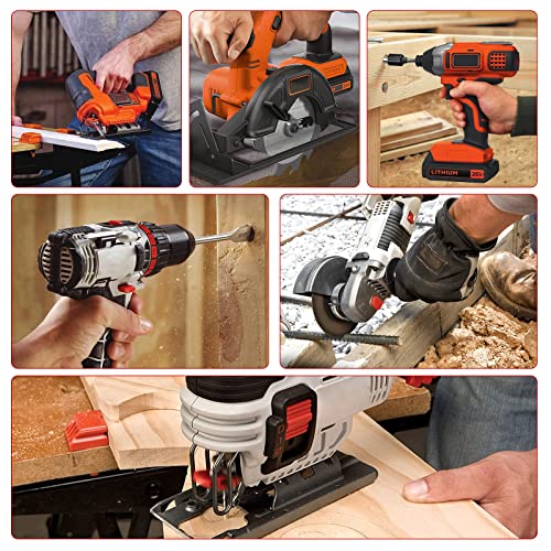Super Fast 20V Charger for Black+Decker Tools 20V MAX Lithium Battery Charger, (BDCAC202B), LBXR20, LBXR2020, LBXR2020-OPE, LBX4020, LB2X4020, LB2X4020-OPE, LB20, LBX20, LBXR2520