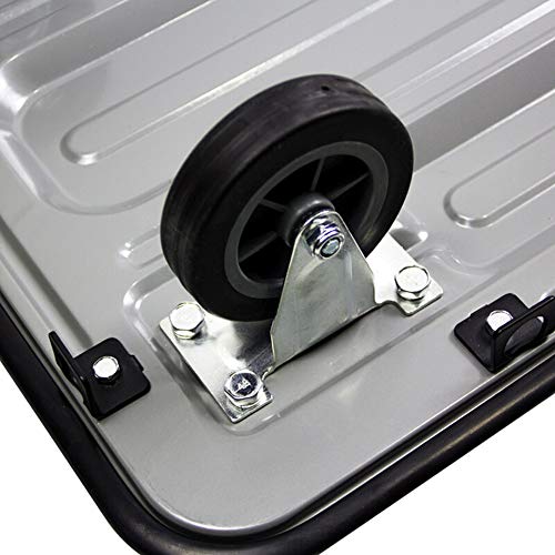 Teerwere Portable Folding Handcart Cart Dolly Portable Folding Hand Truck Collapsible Platform Cart for Luggage Personal Travel Shopping Auto Multi Function Folding Handcart