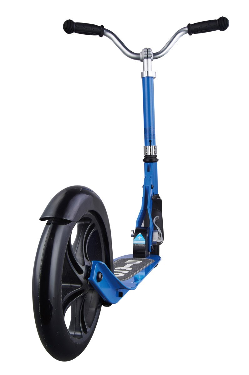 Micro Kickboard - Micro Cruiser - Two Wheeled, Fold-to-Carry Swiss-Designed Micro Scooter for Kids with Smooth Glide Large Wheels for Ages 6+ (Black)