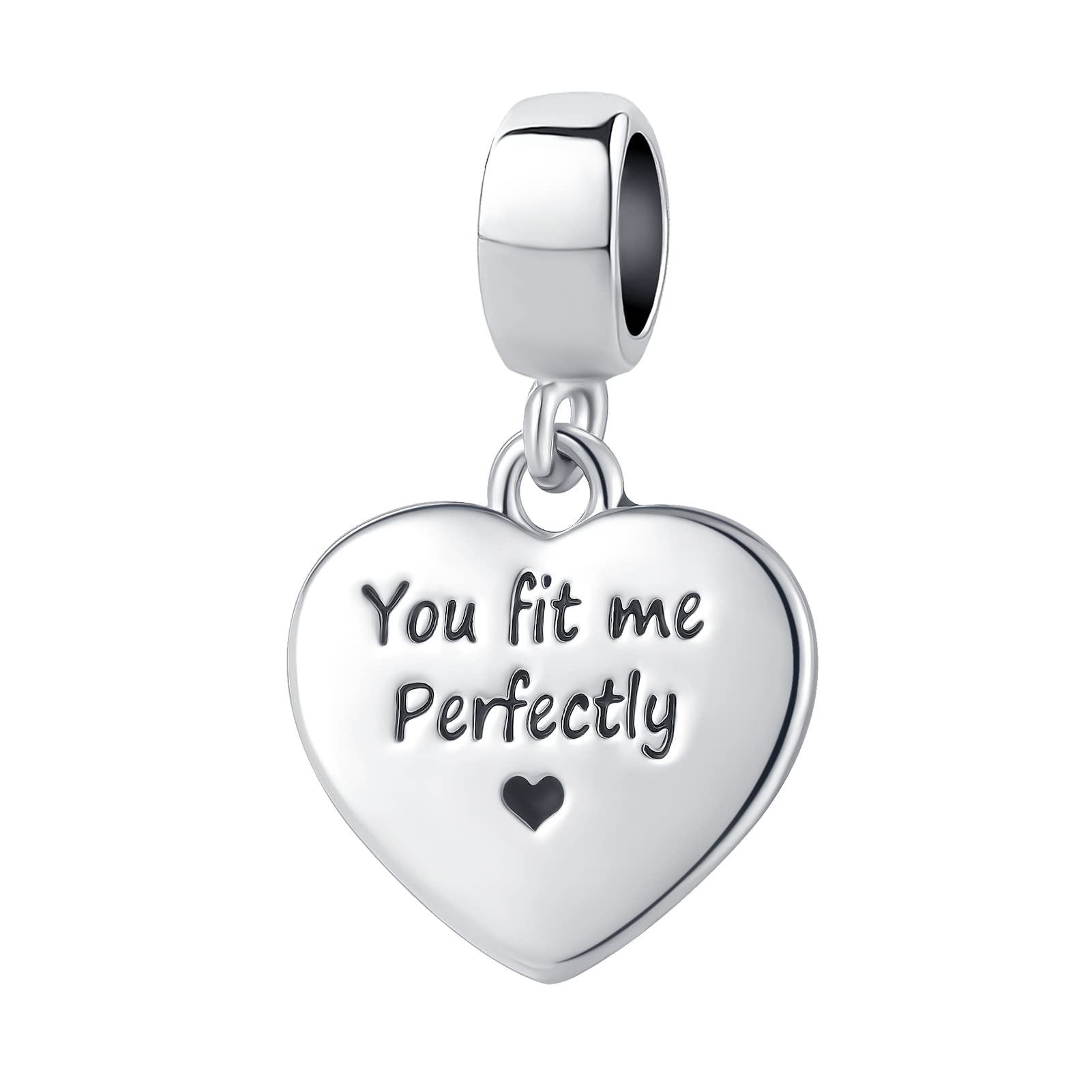 OutstandLong Autism Awareness Puzzle Piece Heart Love Dangle Charm Bead for Pandora Bracelet for Friend
