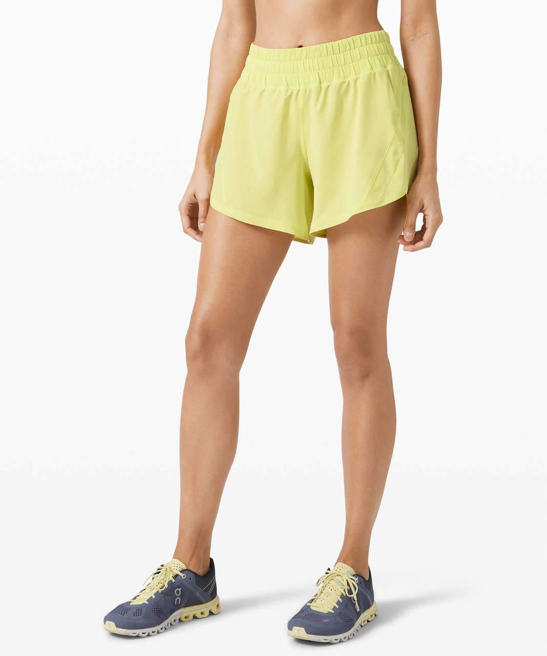 lululemon Track That Short 5" Mid-Rise (Lemon Vibe, 6)