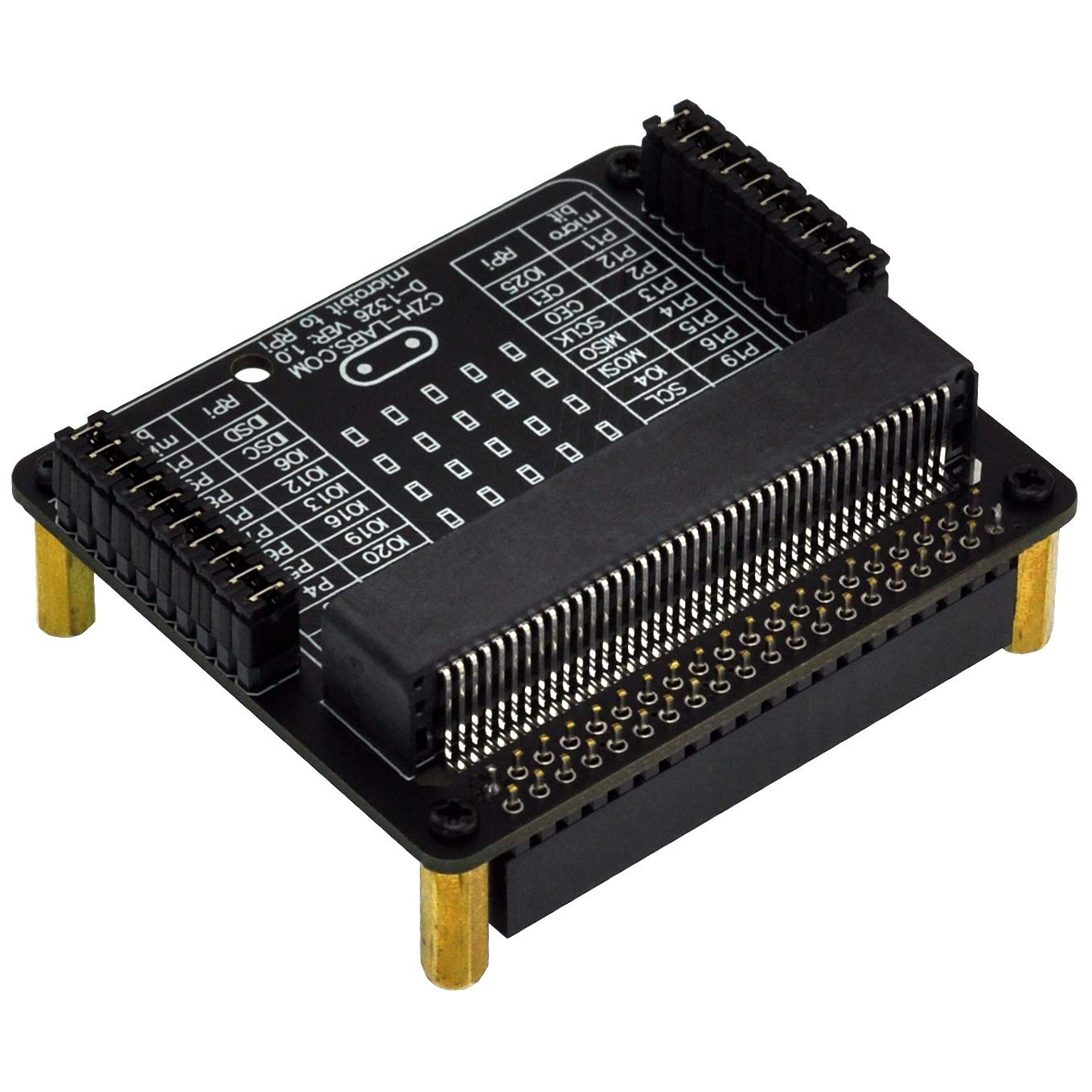 Micro:bit X Raspberry Pi Interconnection HAT, Microbit to RPi Adapter Board