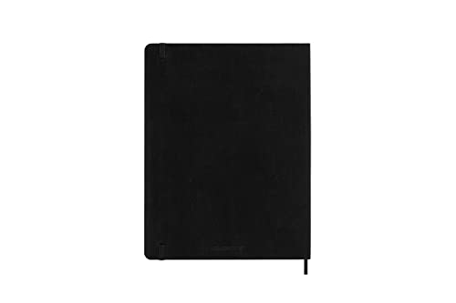 Moleskine 2023 Weekly Notebook Planner, 12M, Extra Large, Black, Soft Cover (7.5 x 10)