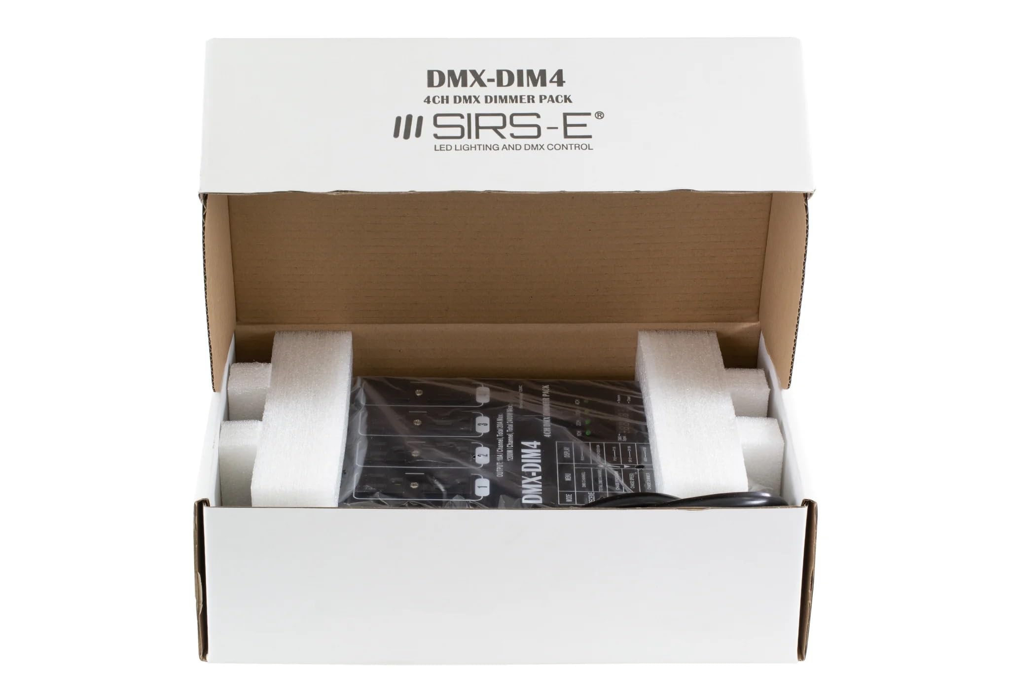 SIRS-E DMX-DIM4 4 Channel DMX Dimmer Pack Double Output