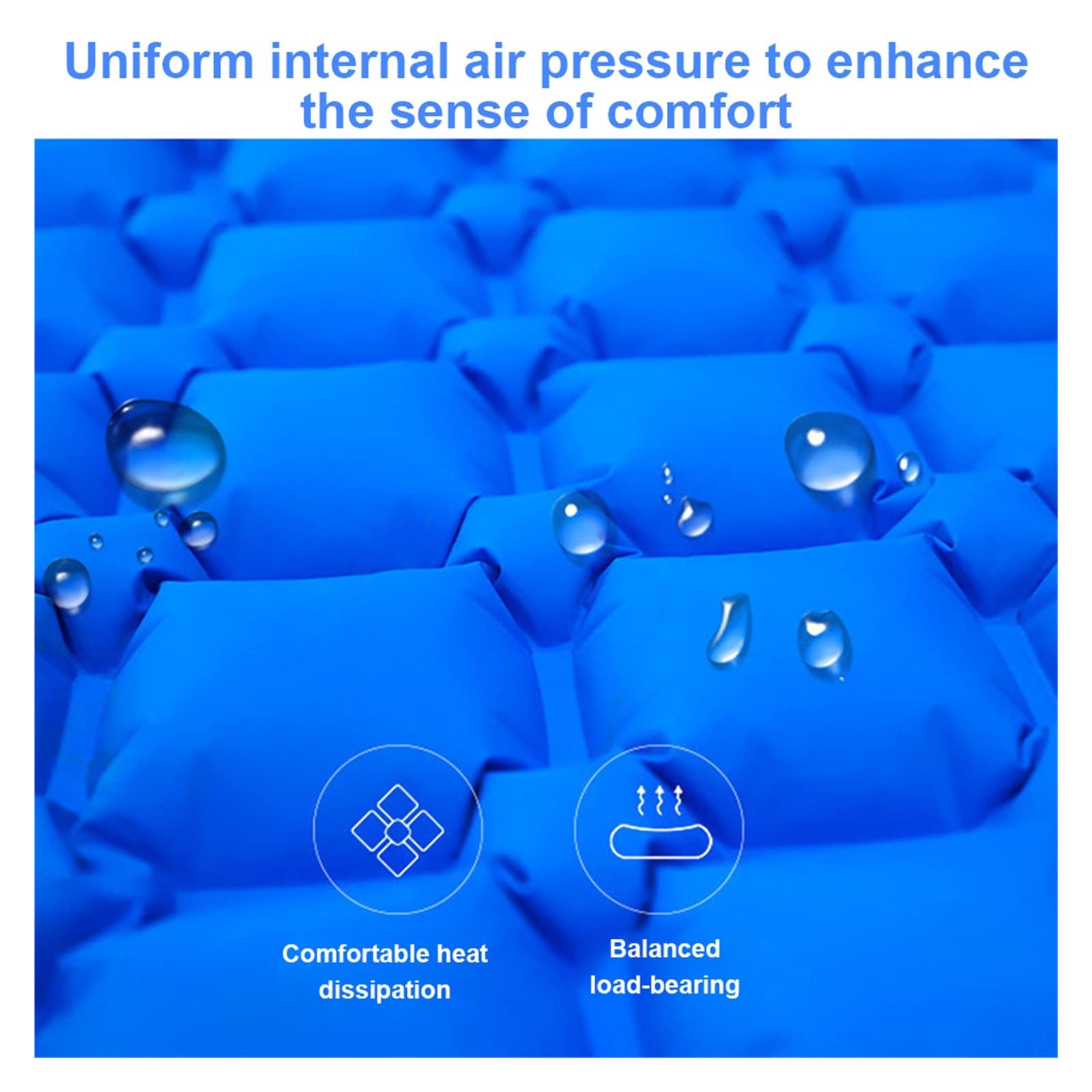 SMKOOP Moisture-Proof Inflatable Cushion Outdoor Camping Sleeping Pad Portable Outdoor Camping Mattress