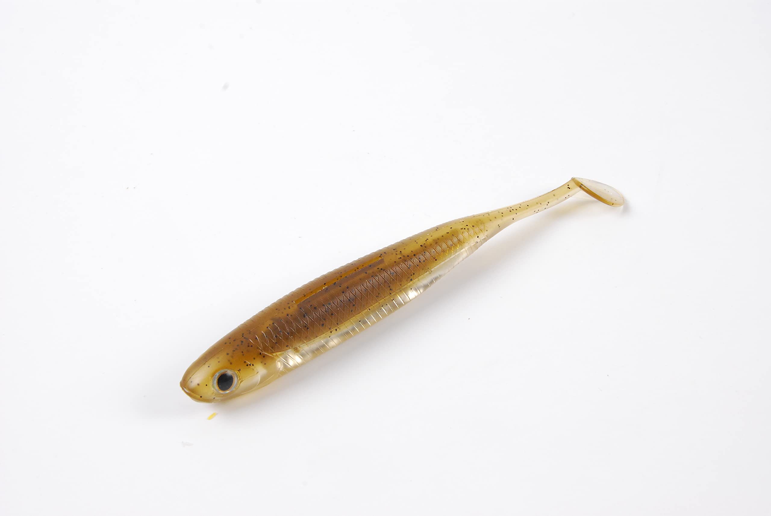 Papa.Jiang Soft Fishing Lure, Artificial Lure Swimbaits, Wiggle Paddle Tail, Multiple Color Available, Saltwater/Freshwater (Cyan Blue, 3.9'')