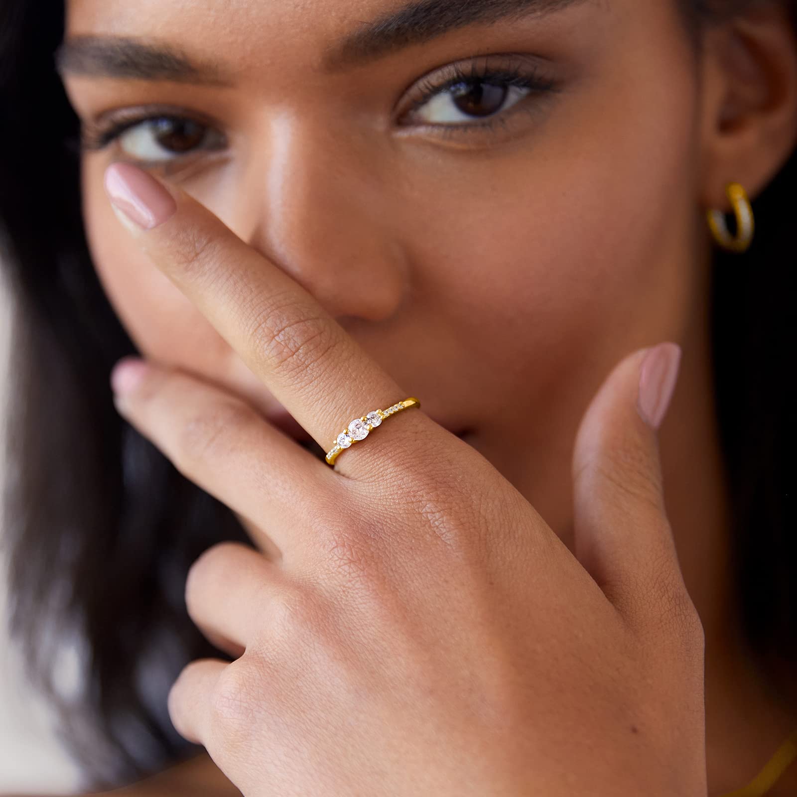 PAVOI 14K Engagement Ring (Yellow Gold, 8)