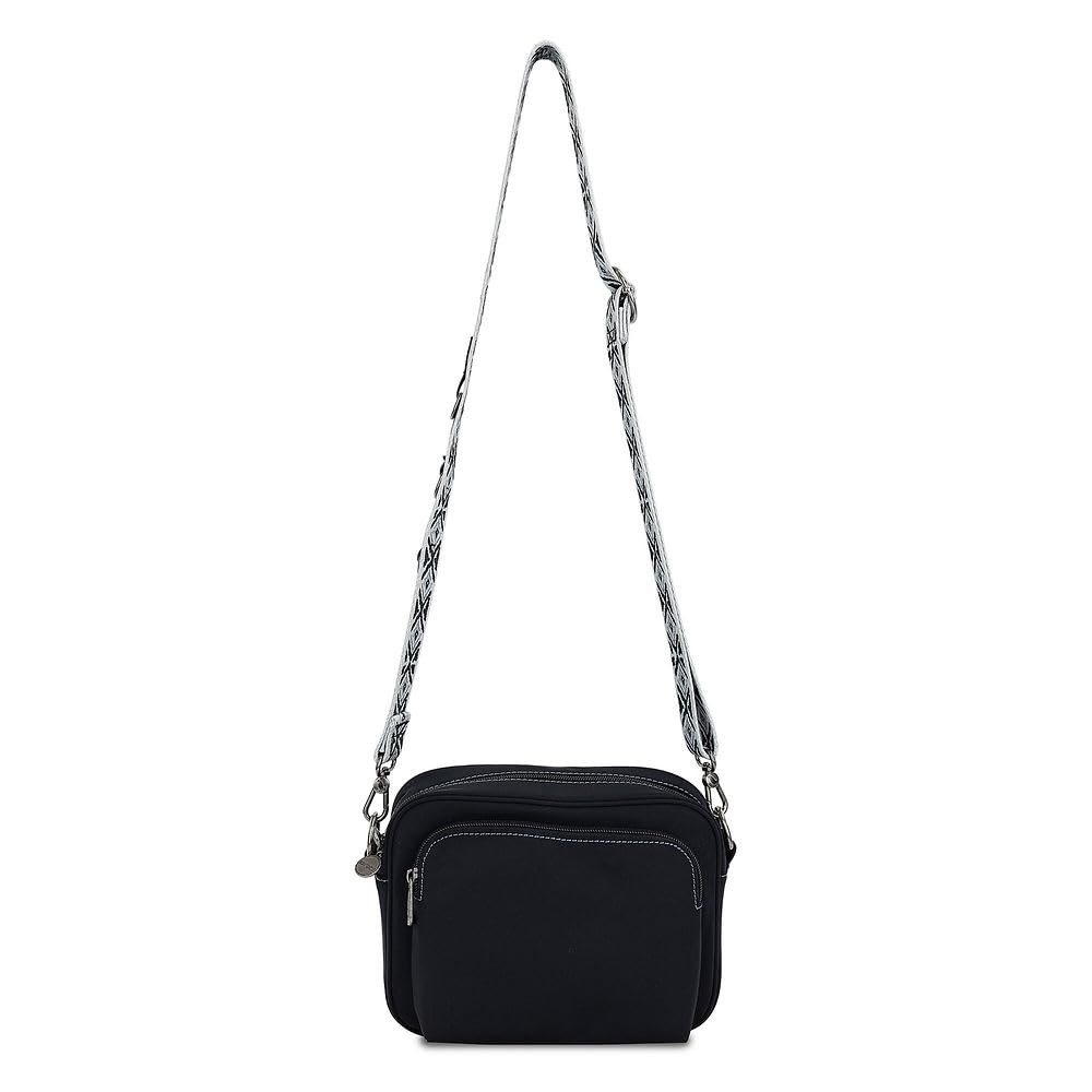 Sakroots Womens Westwood Crossbody in Repreve EcoTwill, Plum Spirit Desert, One Size US