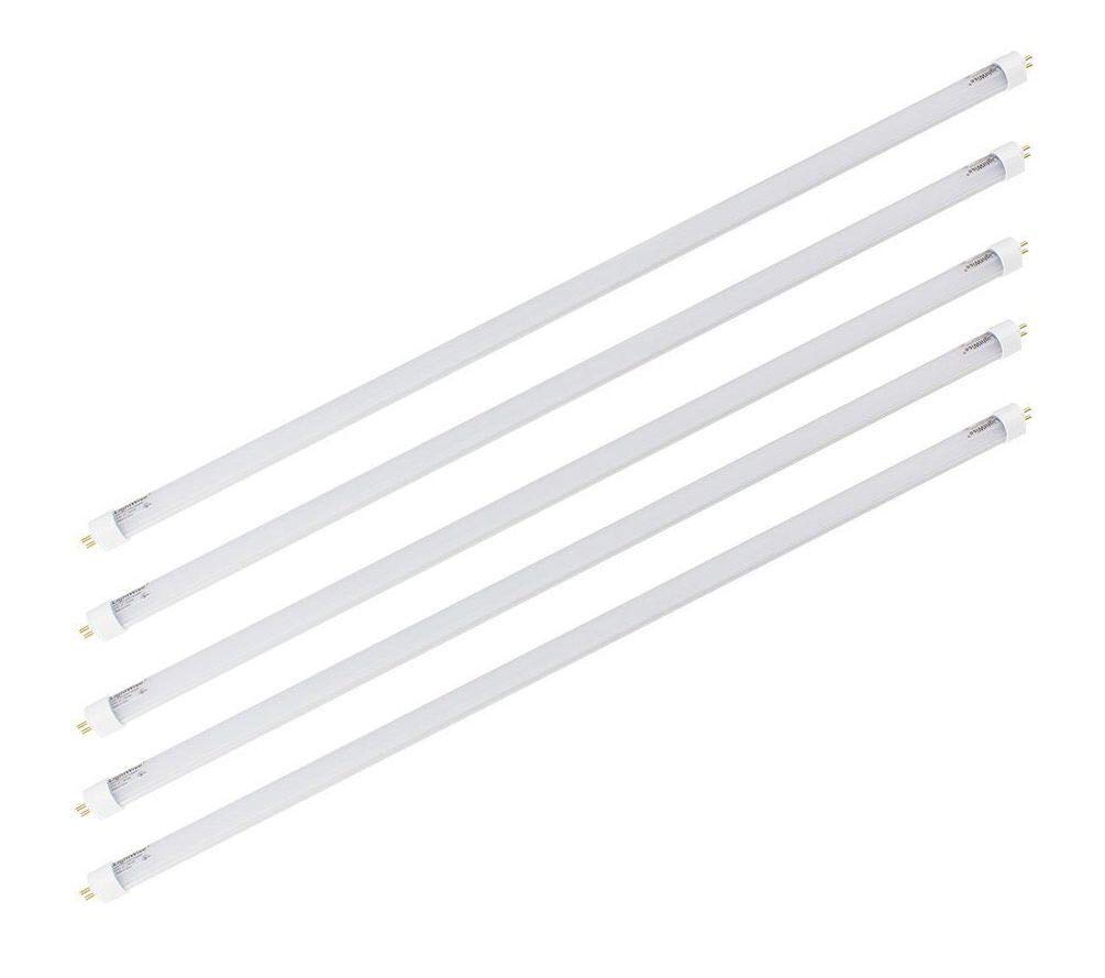Lightwise LWL7W40-F13T5 21" Direct Replacement Led Tube, 7-Watt, White, 4000K, Set of 5